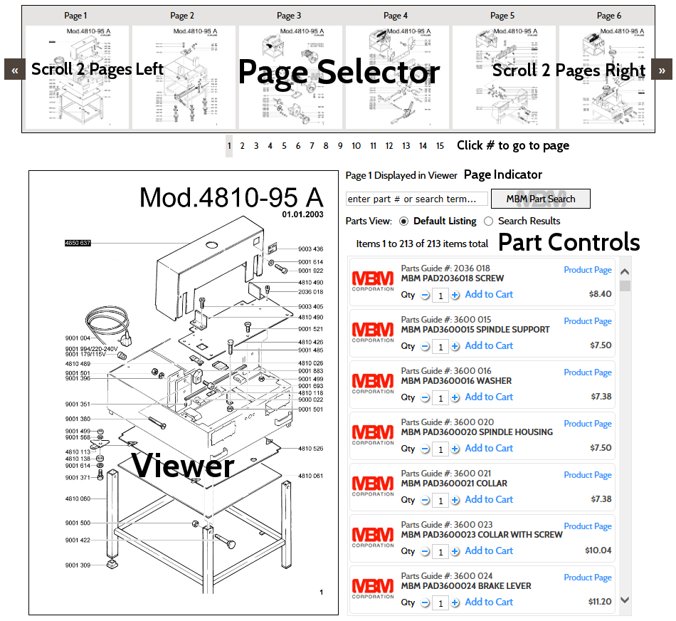 Parts Assistant - MBM Triumph 721-06 LT Paper Cutter